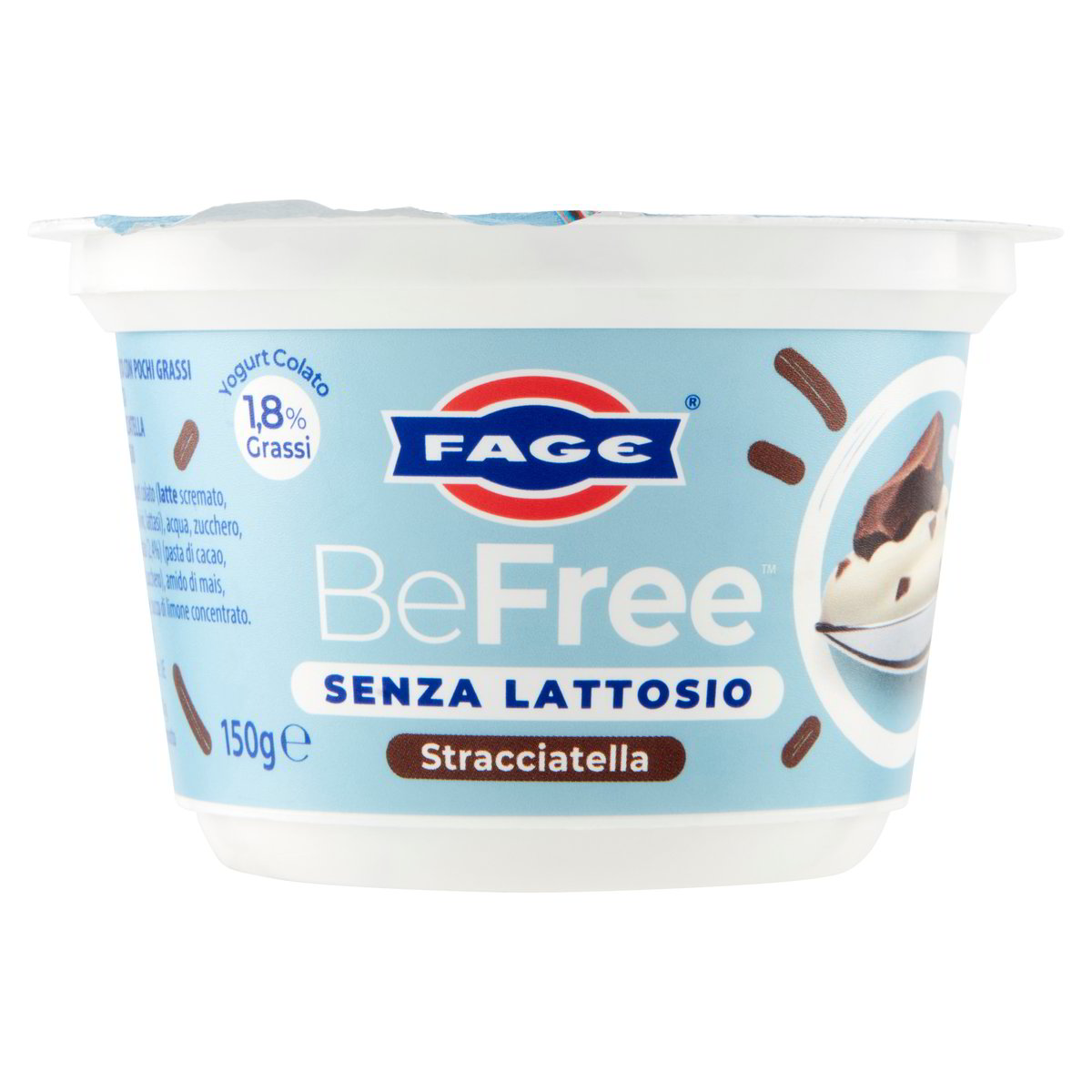 YOGURT GRECO STRACCIATELLA SENZA LATTOSIO BEFREE FAGE GR. 150 - l ...
