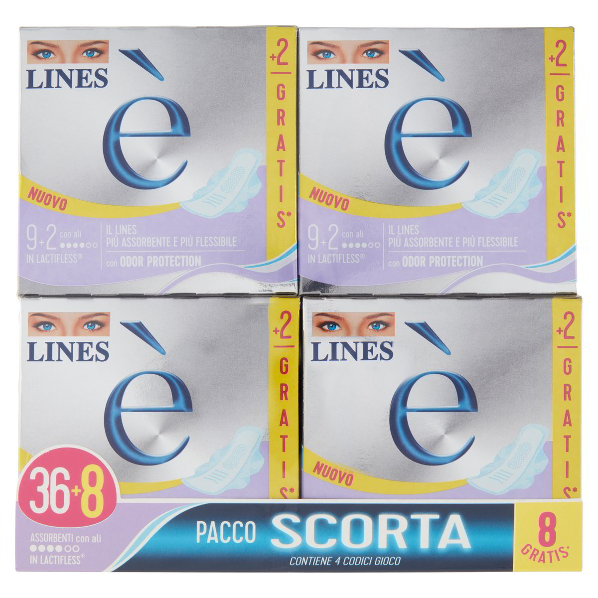 ASSORBENTE CON ALI LINES E' X36+8 - l'ecommerce secondo Iper Tosano