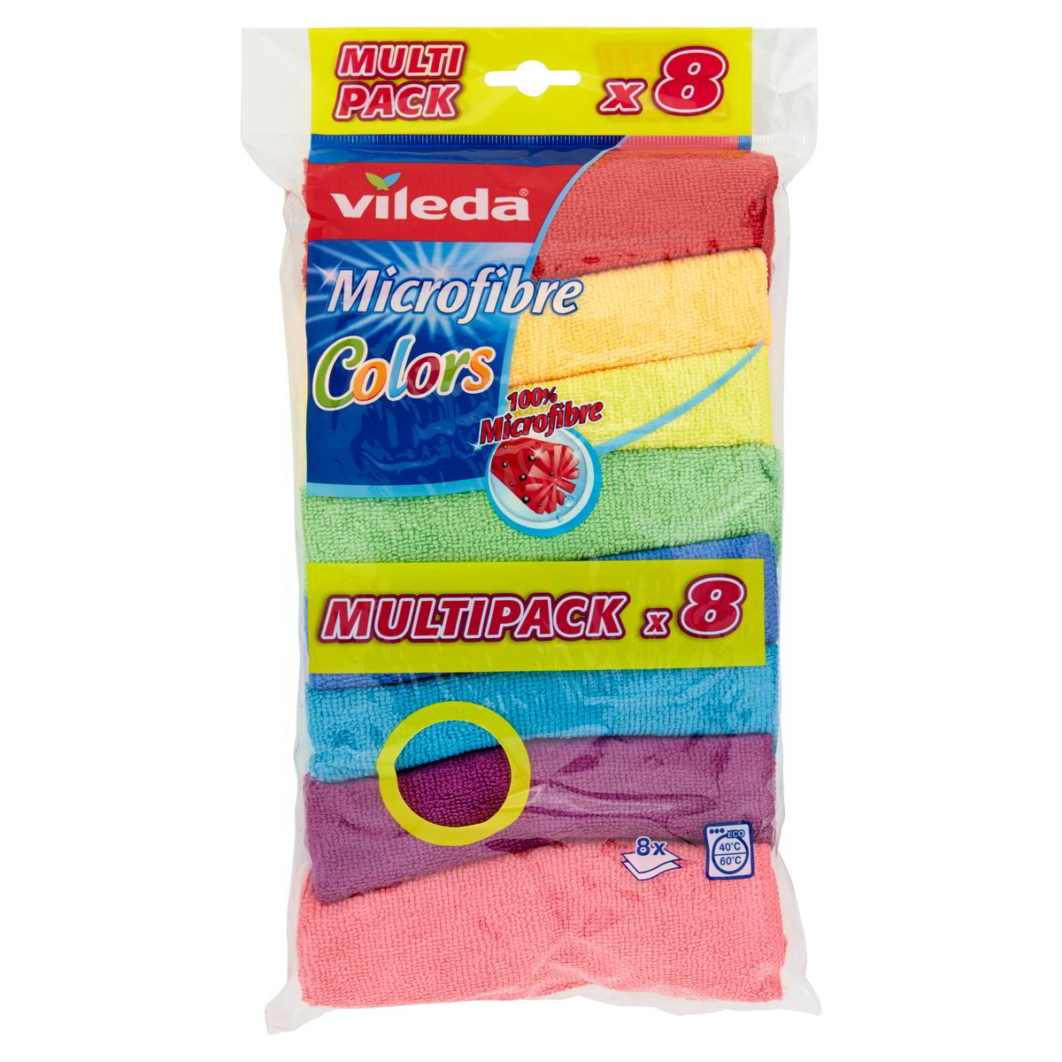 MICROFIBRE COLOR 8PZ VILEDA - l'ecommerce secondo Iper Tosano