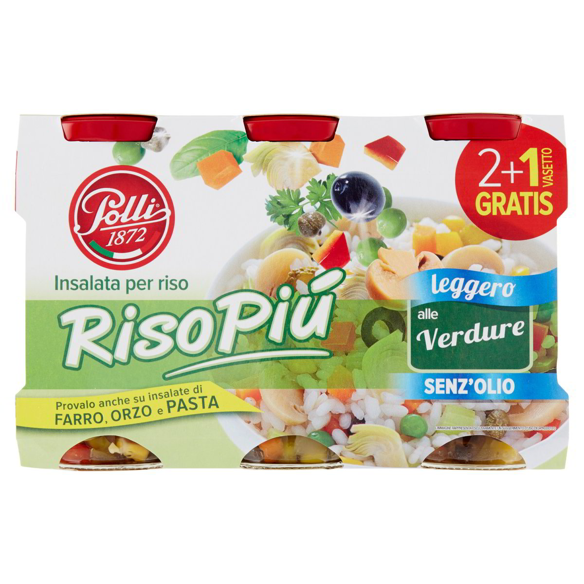 RISO PIU'SENZA OLIO POLLI GR.300X3 - l'ecommerce secondo Iper Tosano
