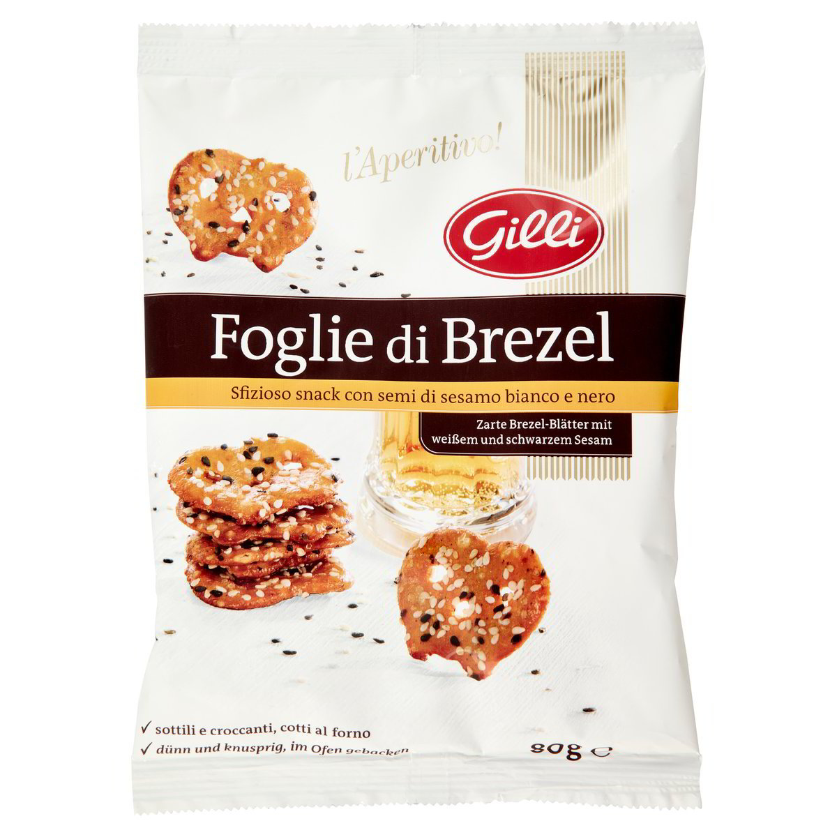 FOGLIE DI BREZEL GILLI GR. 80 - l'ecommerce secondo Iper Tosano