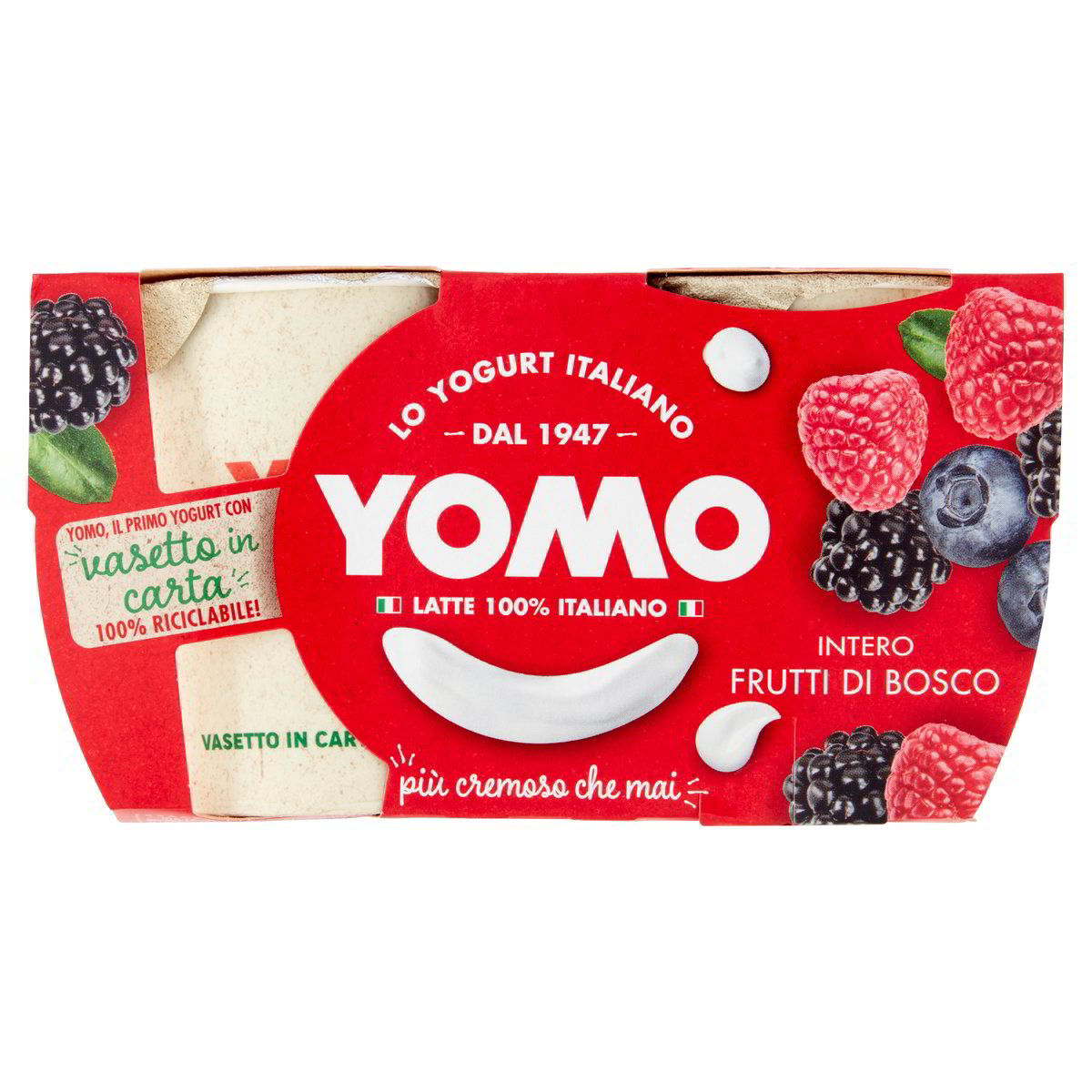 YOGURT INTERO CON FRUTTI DI BOSCO YOMO GR. 125 X 2 PZ. - l'ecommerce secondo Iper Tosano