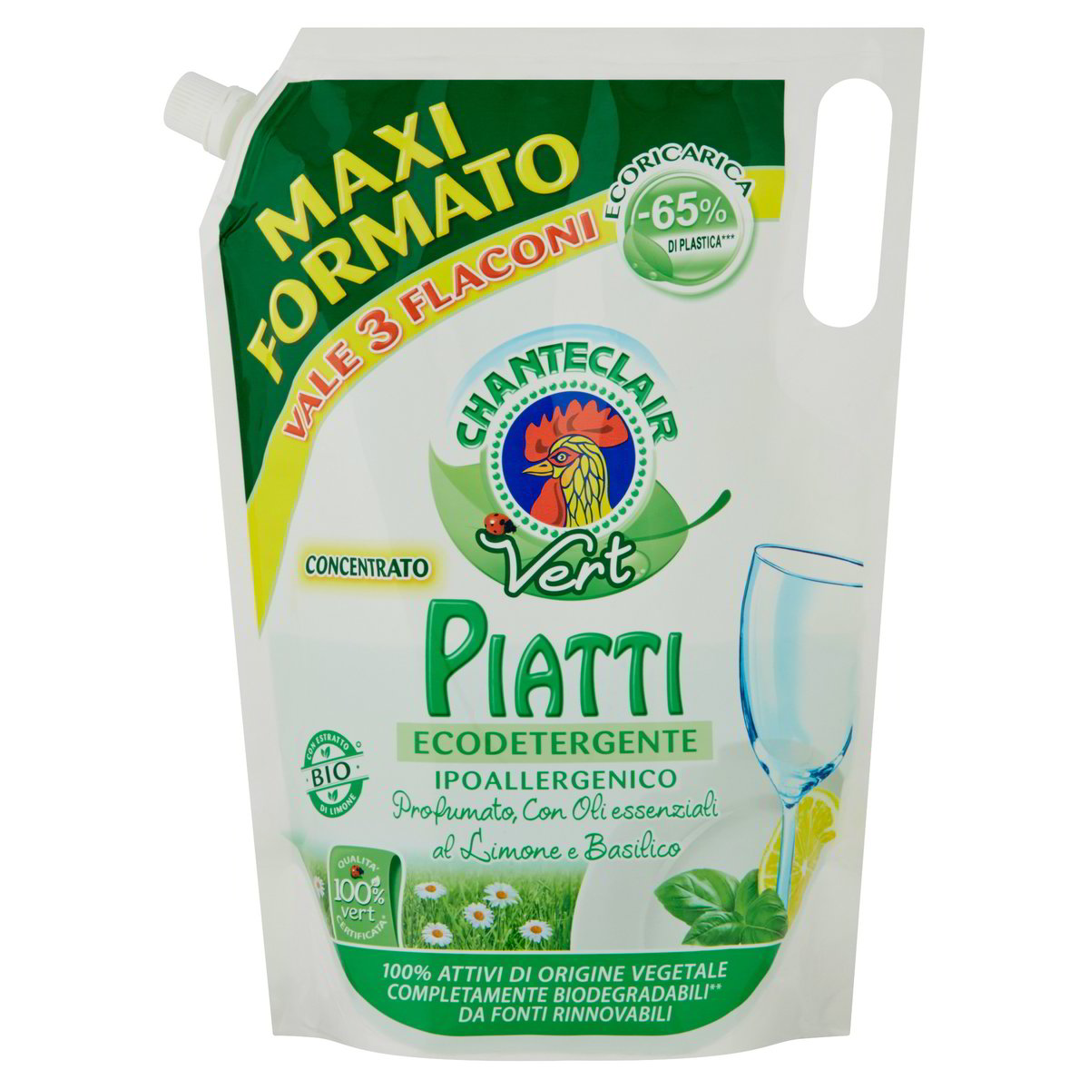 DETERSIVO PIATTI VERT ECO LIMONE/BASILICO CHANTECLAIR LT.1,5 - l ...