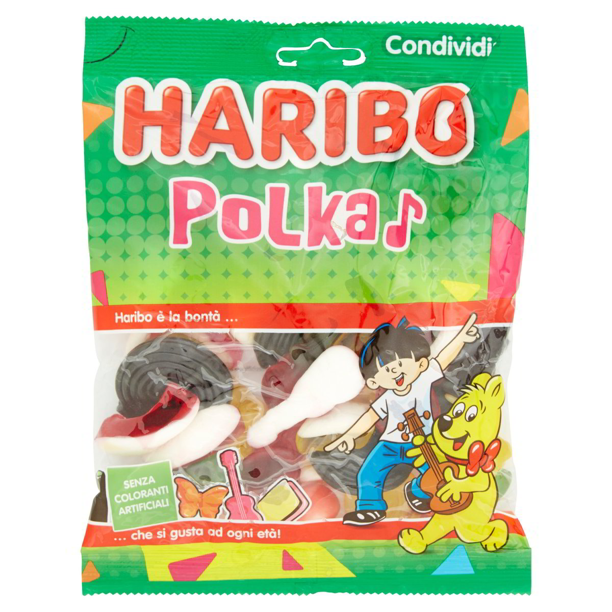 CARAMELLE POLKA ASSORTITE HARIBO GR. 265 - l'ecommerce secondo Iper Tosano