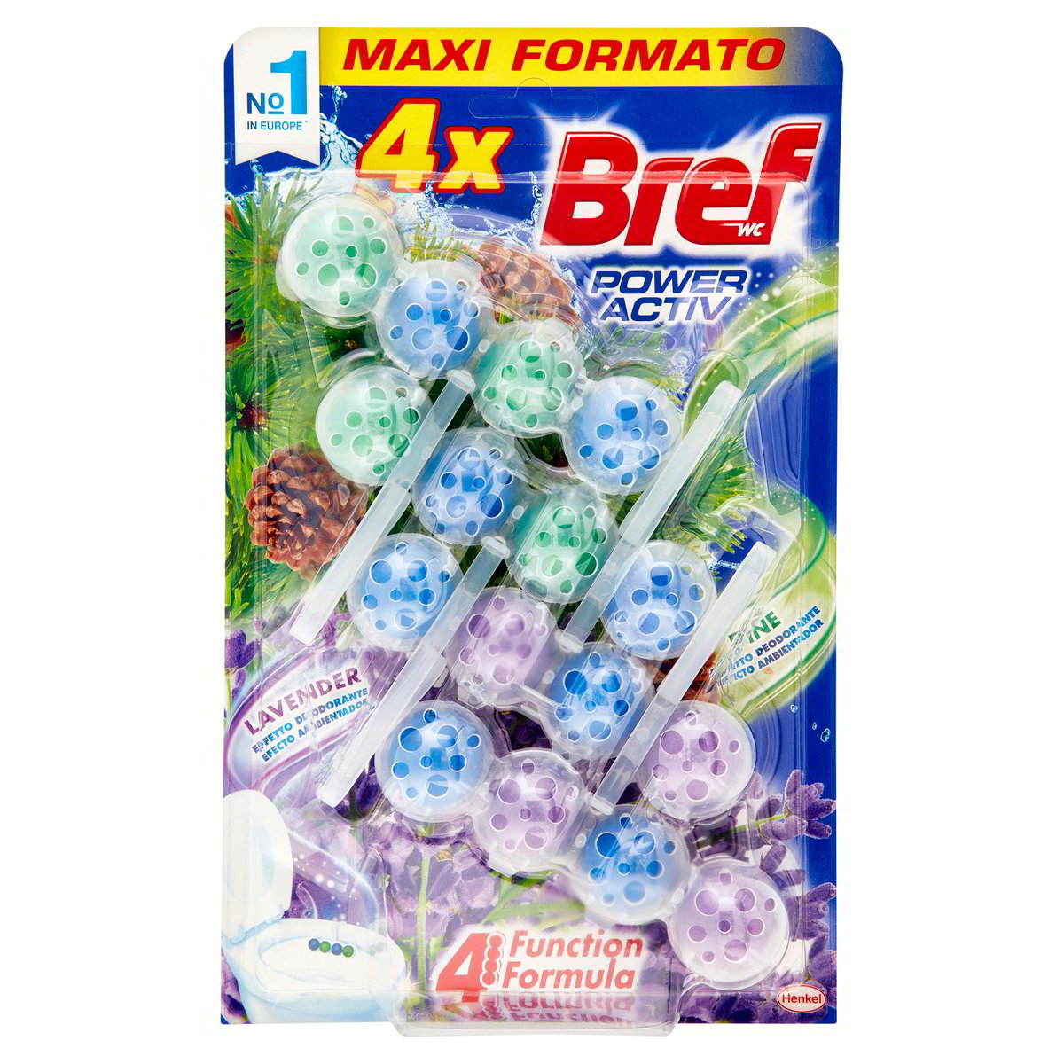 BREF WC PINO/LAVANDA QUANDRIPACK BREF X4 - l'ecommerce secondo Iper Tosano