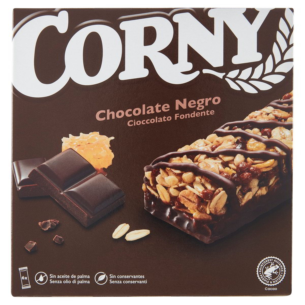 CORNY MUESLI BARRETTE CIOCCOLATO FONDENTE CORNY PZX6 - l'ecommerce ...