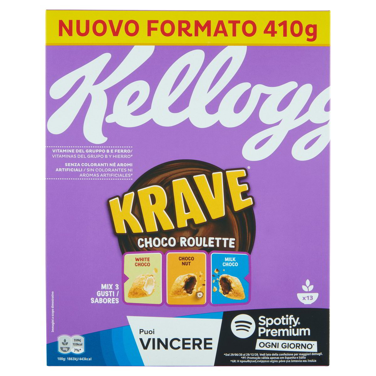 CHOCO KRAVE ROULETTE KELLOGG'S GR. 410 - l'ecommerce secondo Iper Tosano CHOCO KRAVE ROULETTE KELLOGG'S GR. 410 - l'ecommerce secondo Iper Tosano