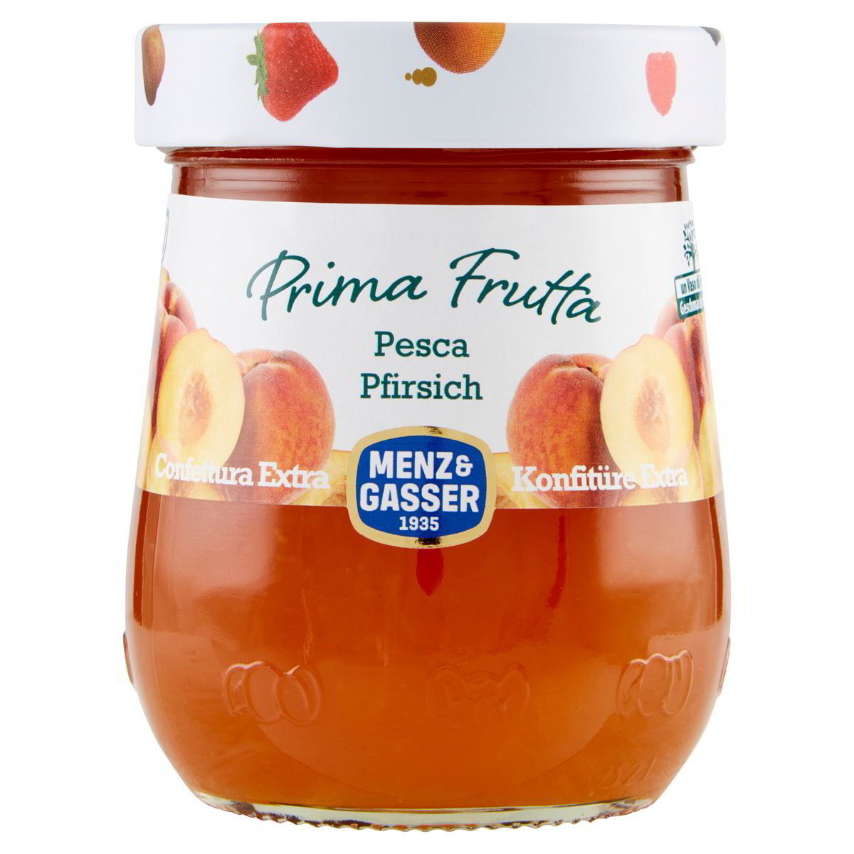 PRIMA FRUTTA CONFETTURA EXTRA PESCA MENZ&GASSER GR.340 - l'ecommerce ...