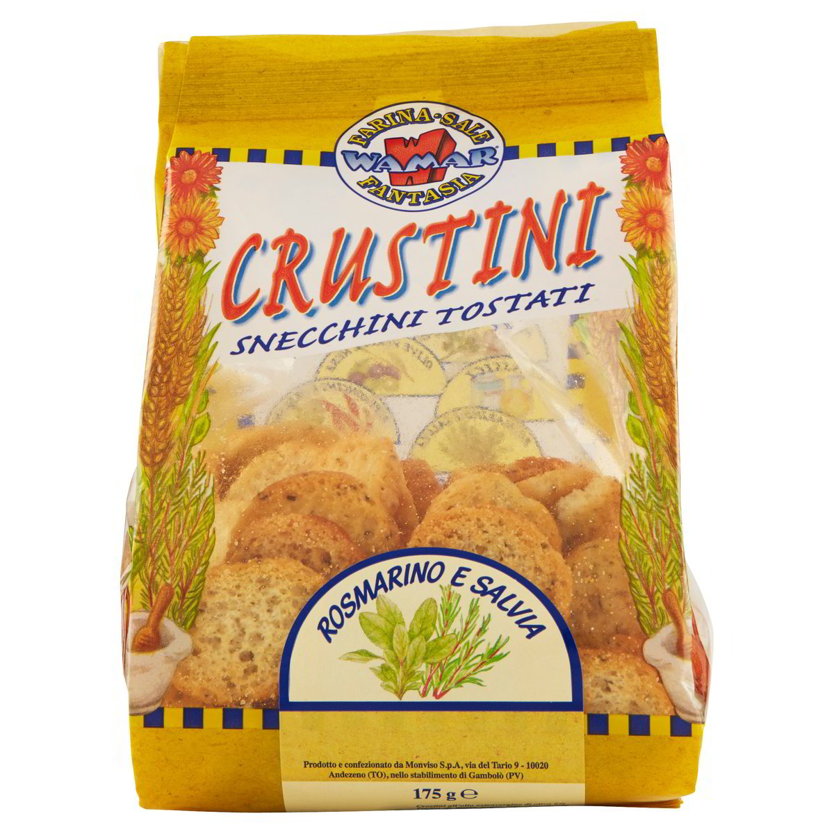 CRUSTINI CON ROSMARINO E SALVIA WAMAR GR. 175 - l'ecommerce secondo ...