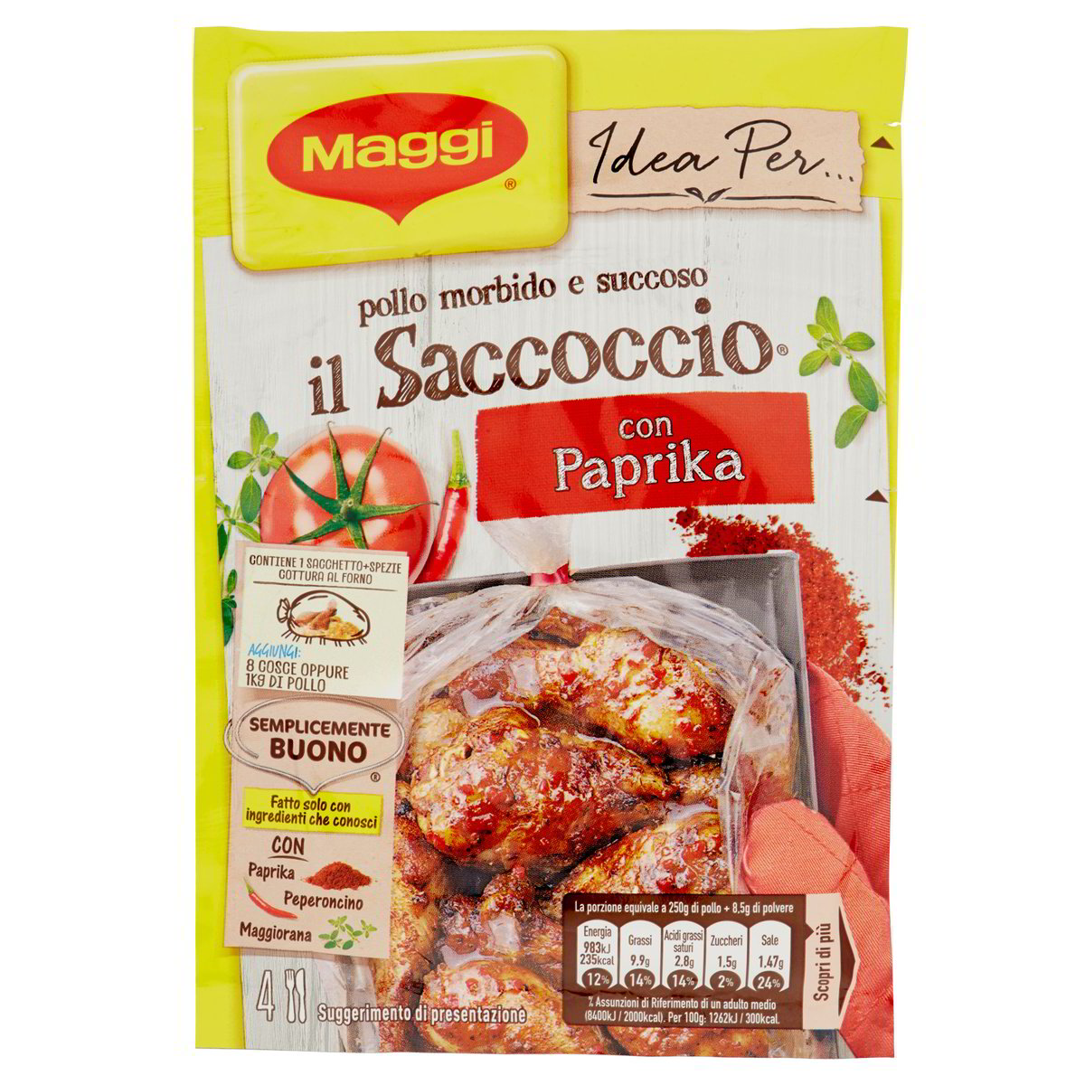 SACCOCCIO PAPRIKA BUITONI GR.34 - l'ecommerce secondo Iper Tosano