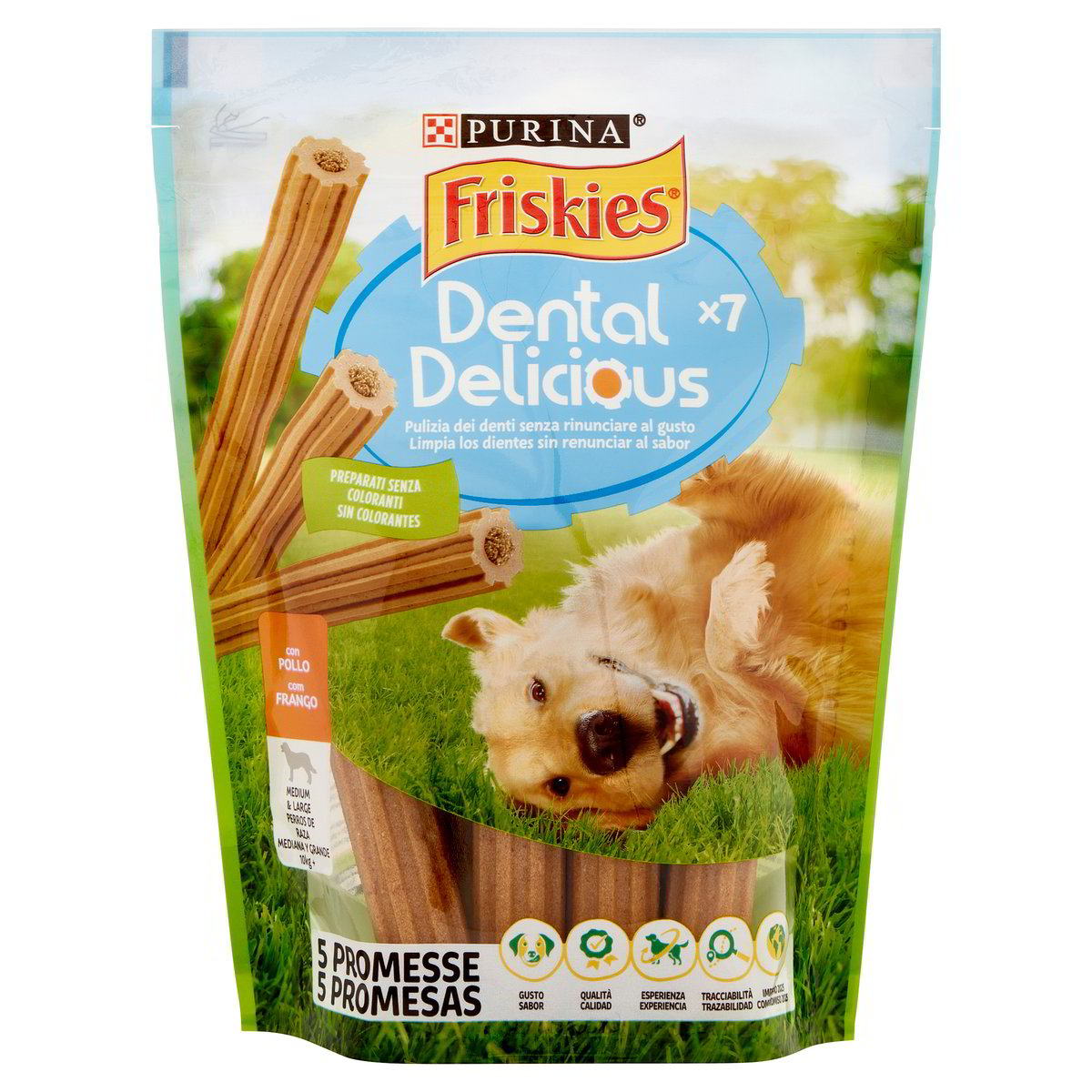 DENTAL DELICIOUS SNACK CANE CON POLLO FRISKIES GR.200 - l'ecommerce ...