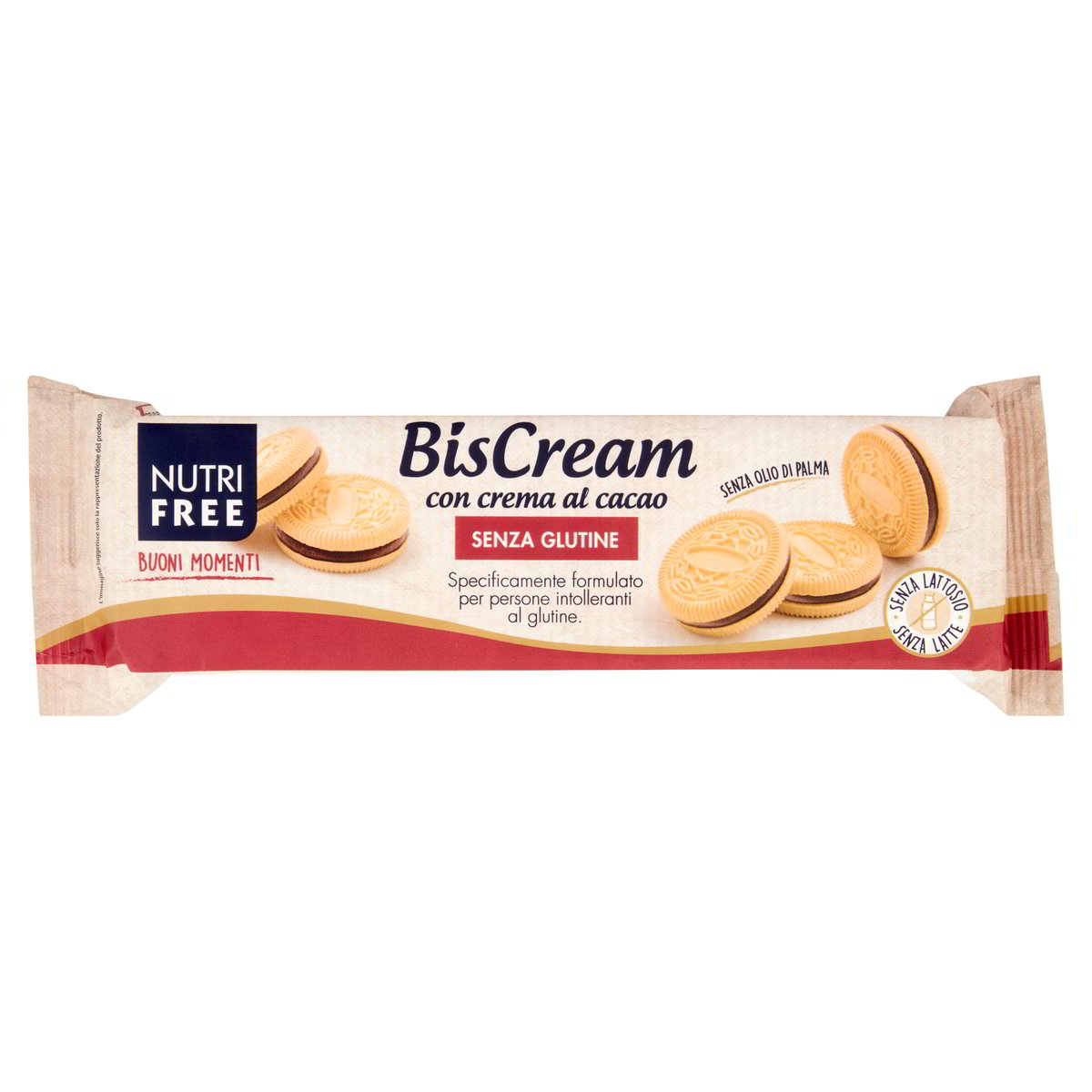 BISCREAM CON CREMA AL CIOCCOLATO SENZA GLUTINE NUTRI FREE GR. 125 - l ...