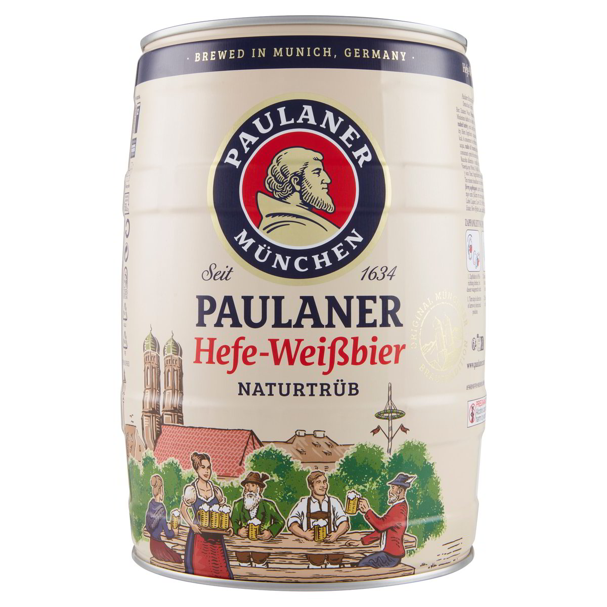 BIRRA HEFE WEISS FUSTO PAULANER LT. 5 - l'ecommerce secondo Iper Tosano