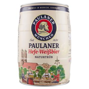 BIRRA HEFE WEISS FUSTO PAULANER LT. 5 - l'ecommerce secondo Iper Tosano