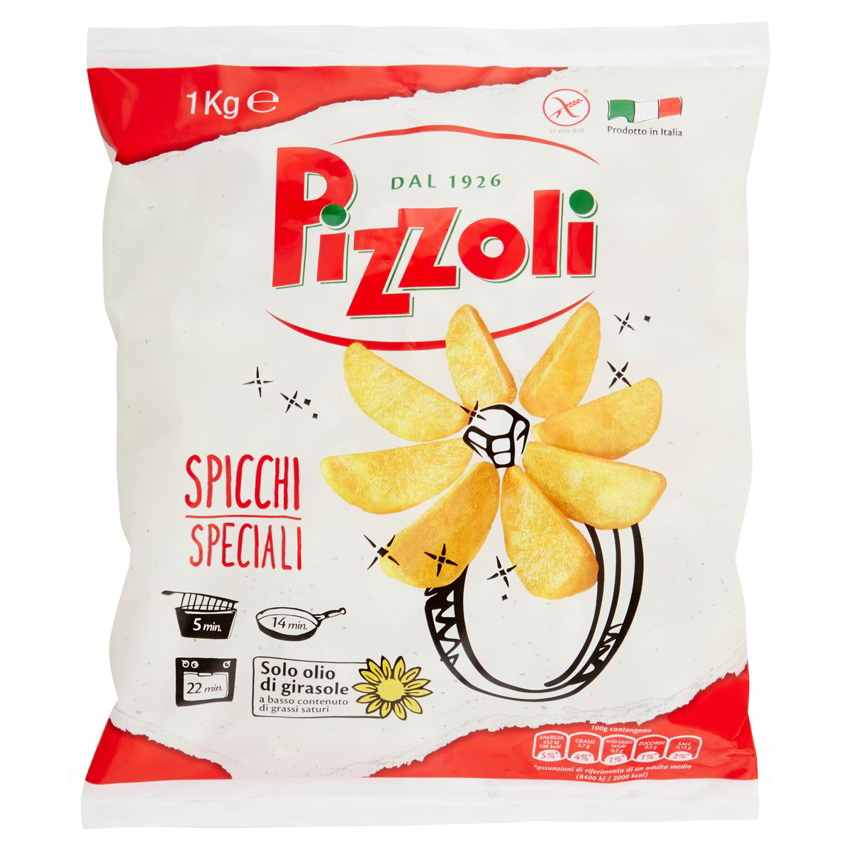 PATATE SPICCHI PIZZOLI KG. 1 - l'ecommerce secondo Iper Tosano