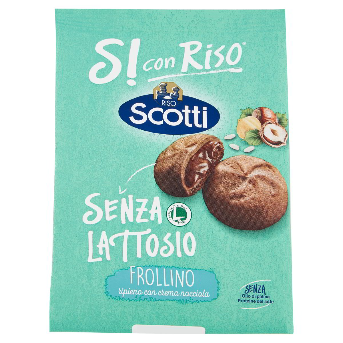 FROLLINO RIPIENO CON CREMA NOCCIOLA SENZA LATTOSIO RISO SCOTTI GR.350 ...