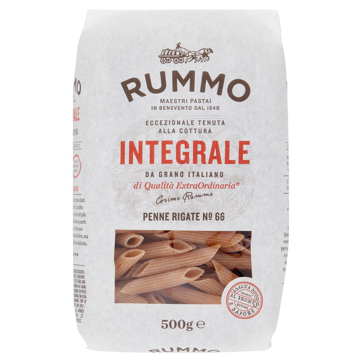 PENNE RIGATE INTEGRALI N.66 RUMMO GR.500 - l'ecommerce secondo Iper Tosano