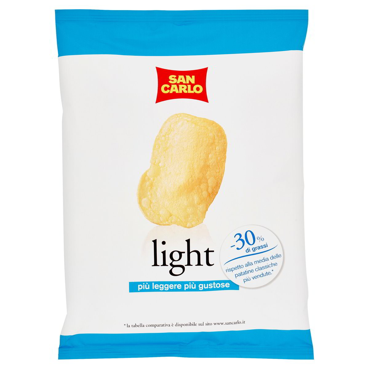 PATATINE LIGHT SAN CARLO GR.75 - l'ecommerce secondo Iper Tosano