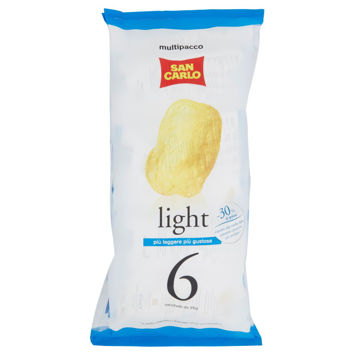 PATATINE LIGHT X6 SAN CARLO GR150 - l'ecommerce secondo Iper Tosano
