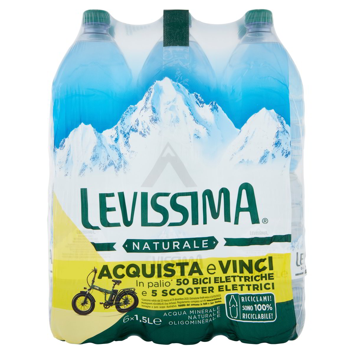 ACQUA NATURALE LEVISSIMA LT. 1,5 - l'ecommerce secondo Iper Tosano
