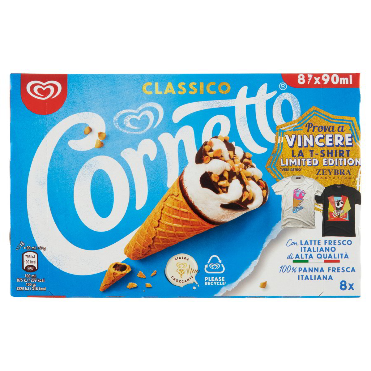 CORNETTO CLASSICO 8 PZ ALGIDA GR. 480 - l'ecommerce secondo Iper Tosano
